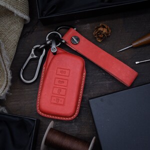 LEXUS Leather Car Key Fob Cover for LX570 ES250 ES350 ES300H GS350 ...