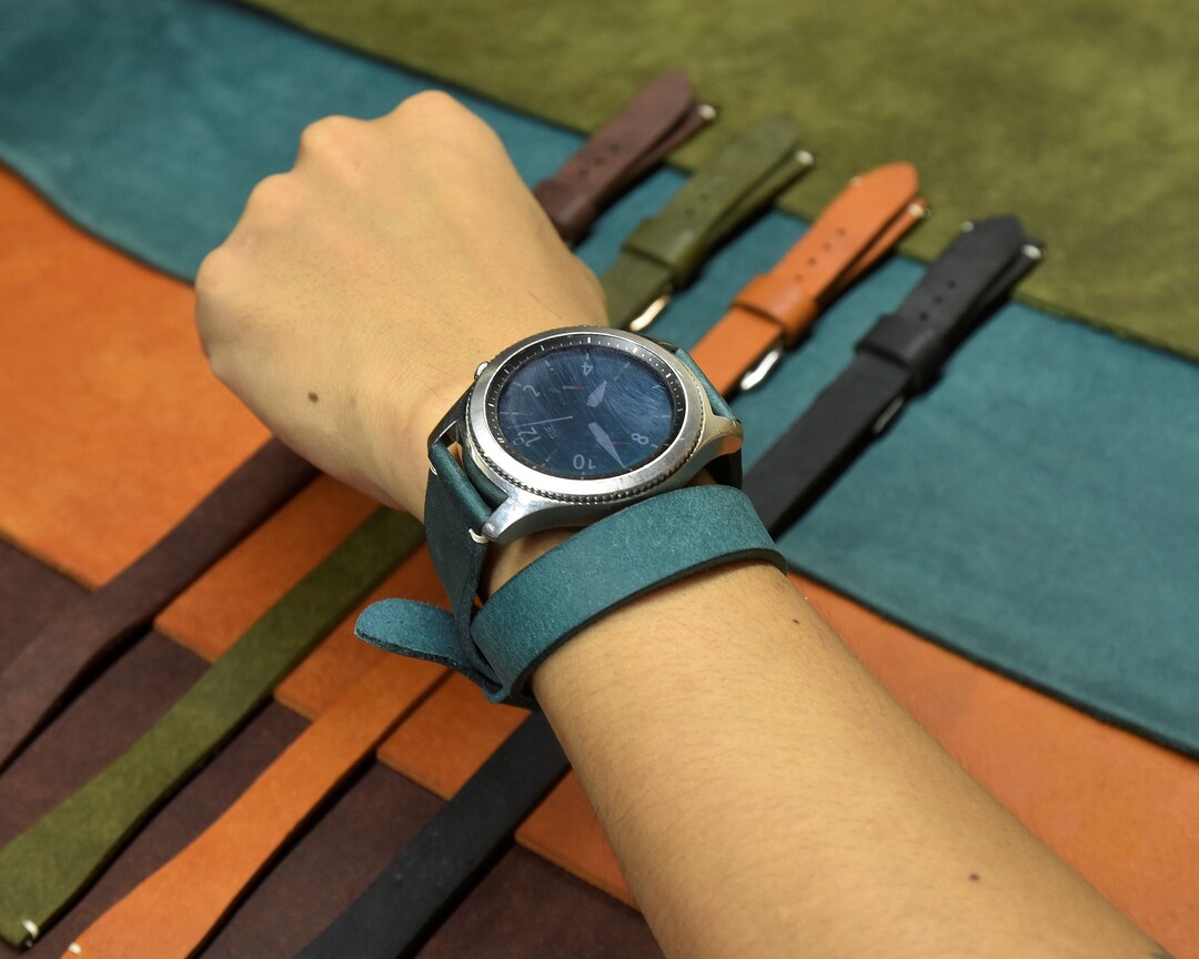 Double Wrap Watch Band, Galaxy Watch 4, 3, Active 2, Gear S3, Quick ...