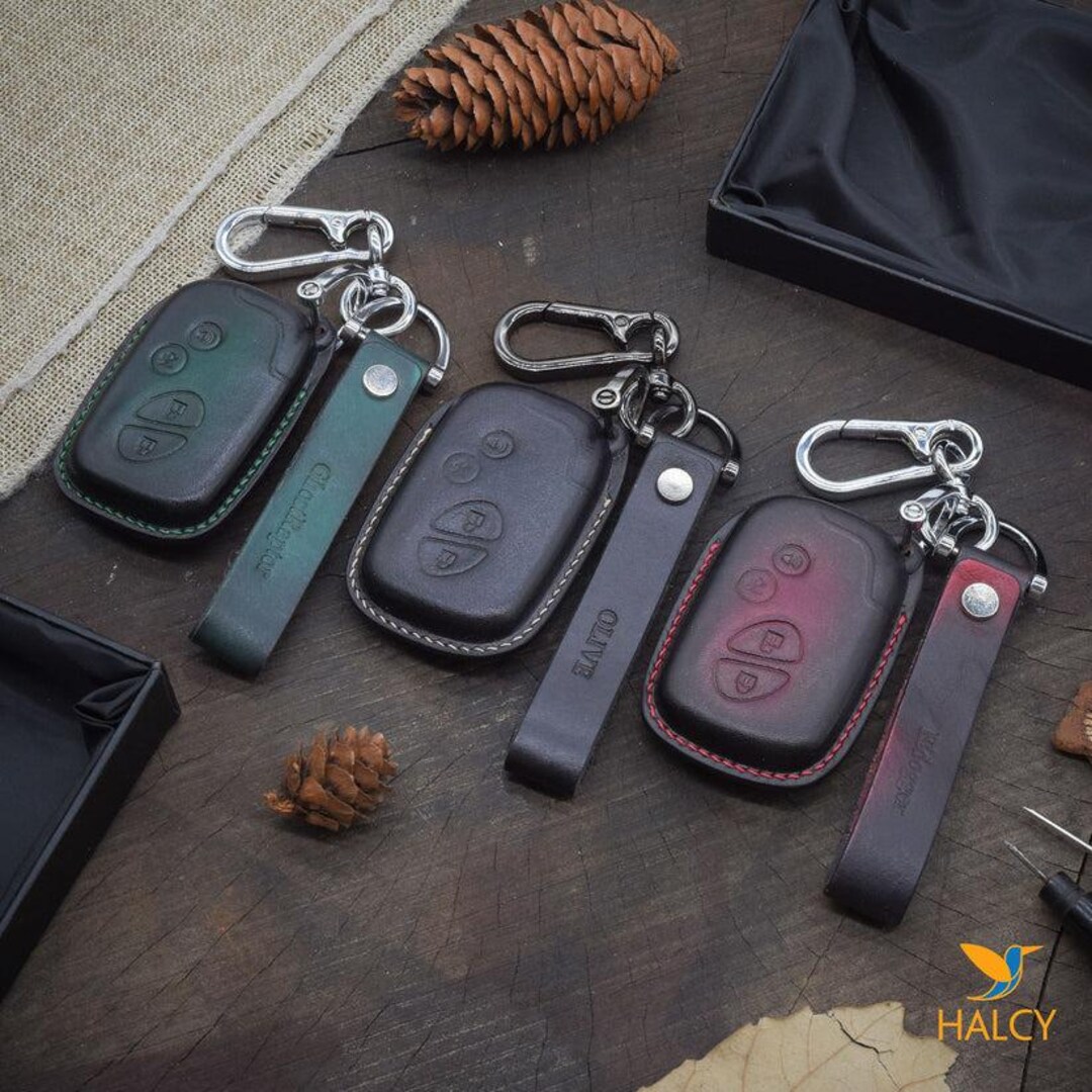 Leather Key Case for 2020-2025 IS, ES, Nx, Rx, Gx, Lx, Rz - Custom Fob ...
