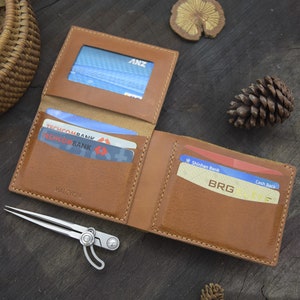 Personalized Mens Wallet With ID Card, Boyfriend Gift, Gift for Him ...