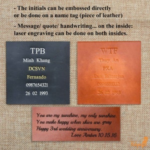 Personalized Mens Wallet With ID Card, Boyfriend Gift, Gift for Him ...