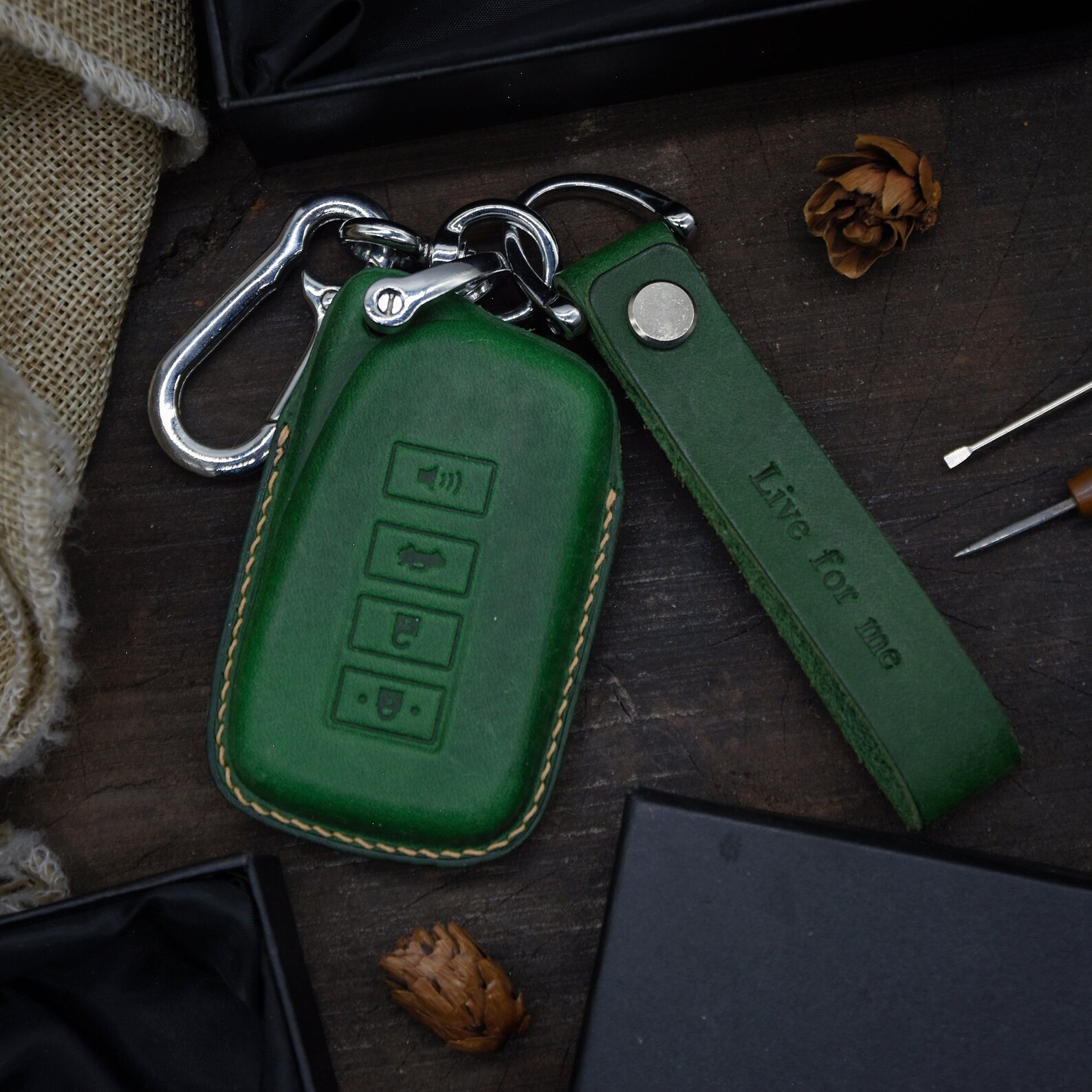 LEXUS Leather Car Key Fob Cover for LX570 ES250 ES350 ES300H | Etsy