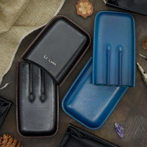 Luxury Cigar Case, Custom Cigar Cover, Personalized Leather Cigar Case ...