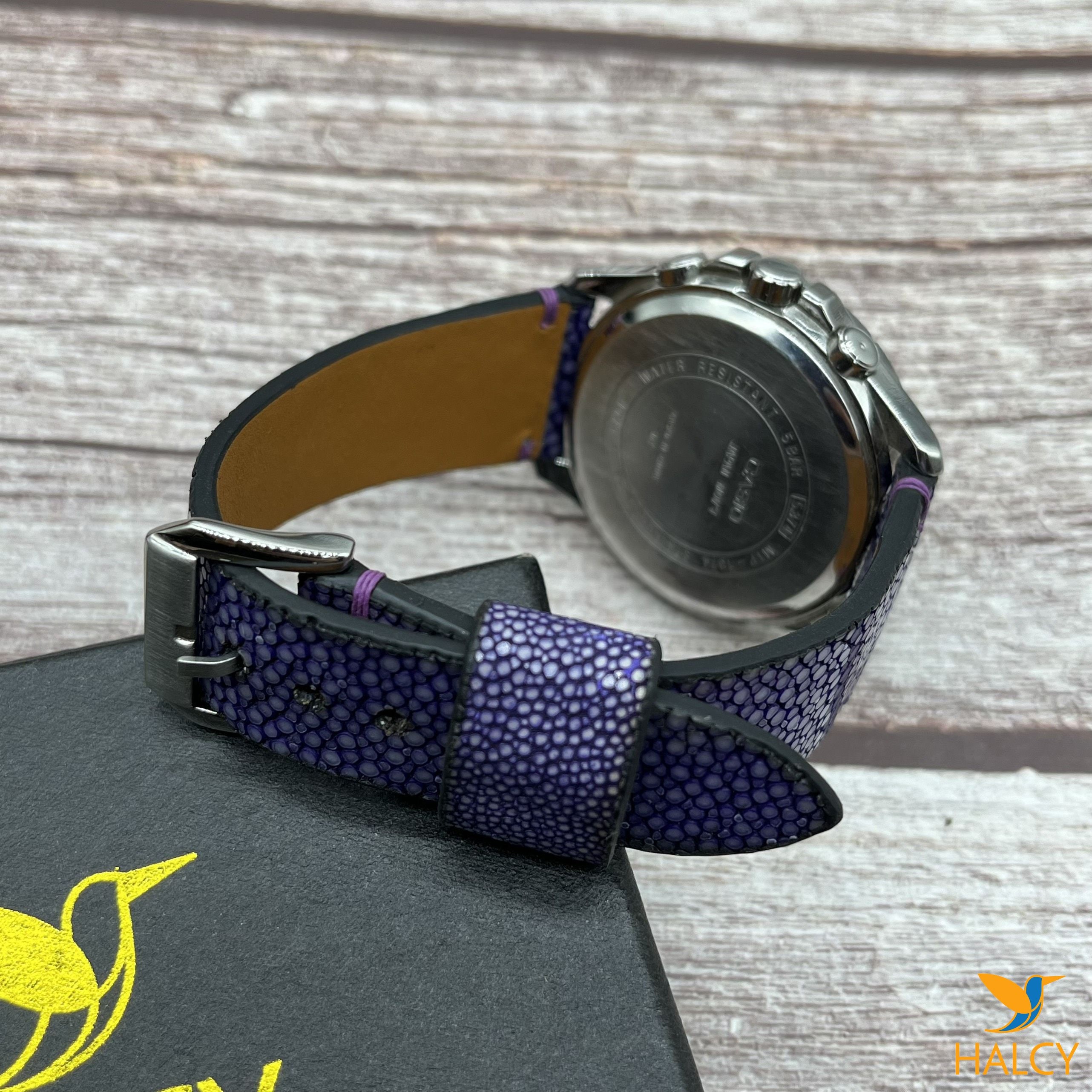 Purple Stingray Skin Watch Bands, Watch Strap, Choice of Width, Choice ...