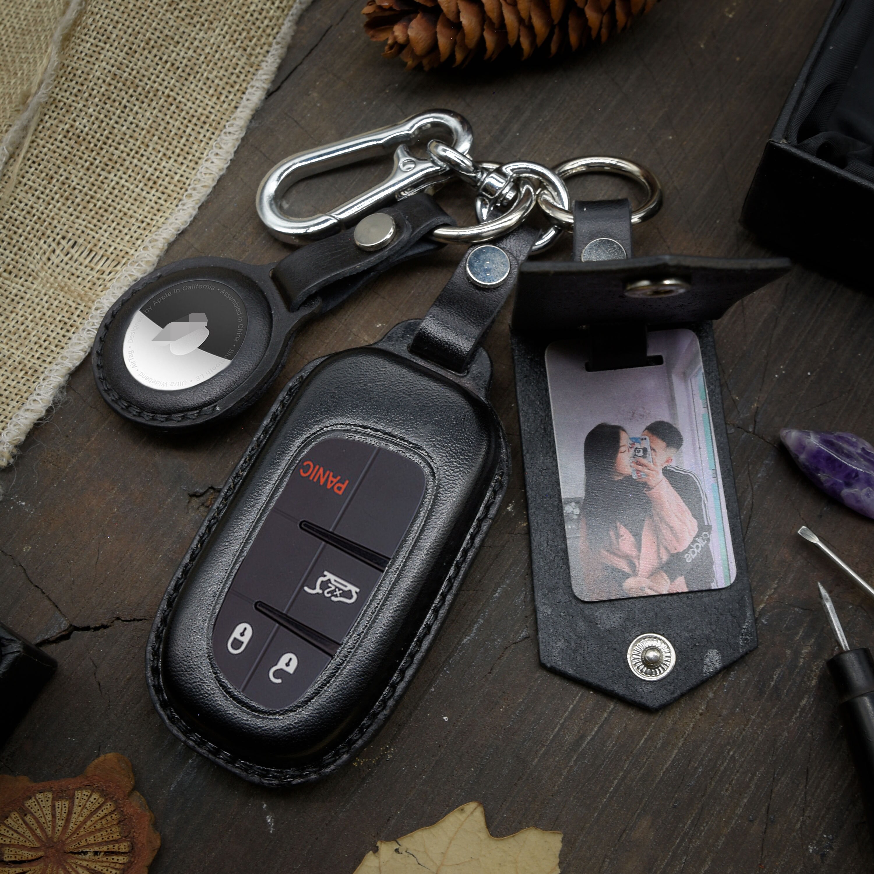 Jeep Leather Key Fob Case - Etsy