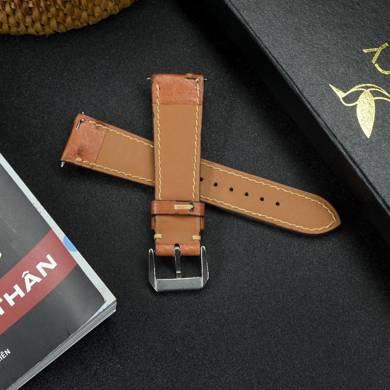Custom Ostrich Leather Watch Strap, Choice of Width, Choice Color ...