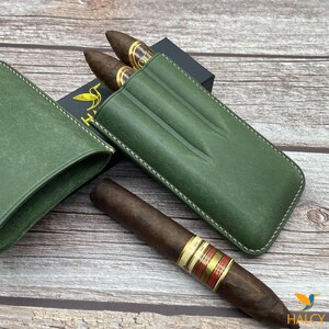 Personalized Leather Cigar Case, Luxury Cigar Case, Custom Cigar Cover ...
