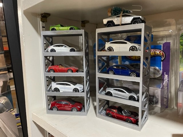 Toy Car Display Shelf 5x Cars Display Hotwheels / Matchbox Cars Gift ...
