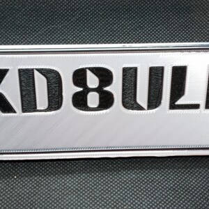 Ham Radio Call Sign Desk Name Plate - Etsy