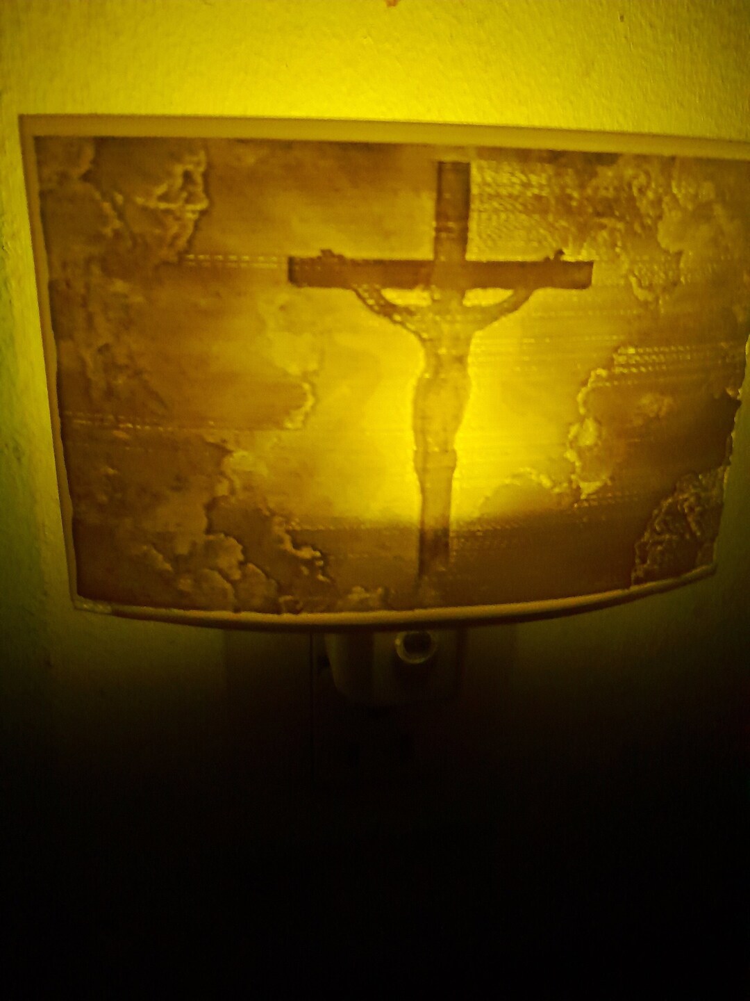 Jesus on Cross Night Light - Etsy