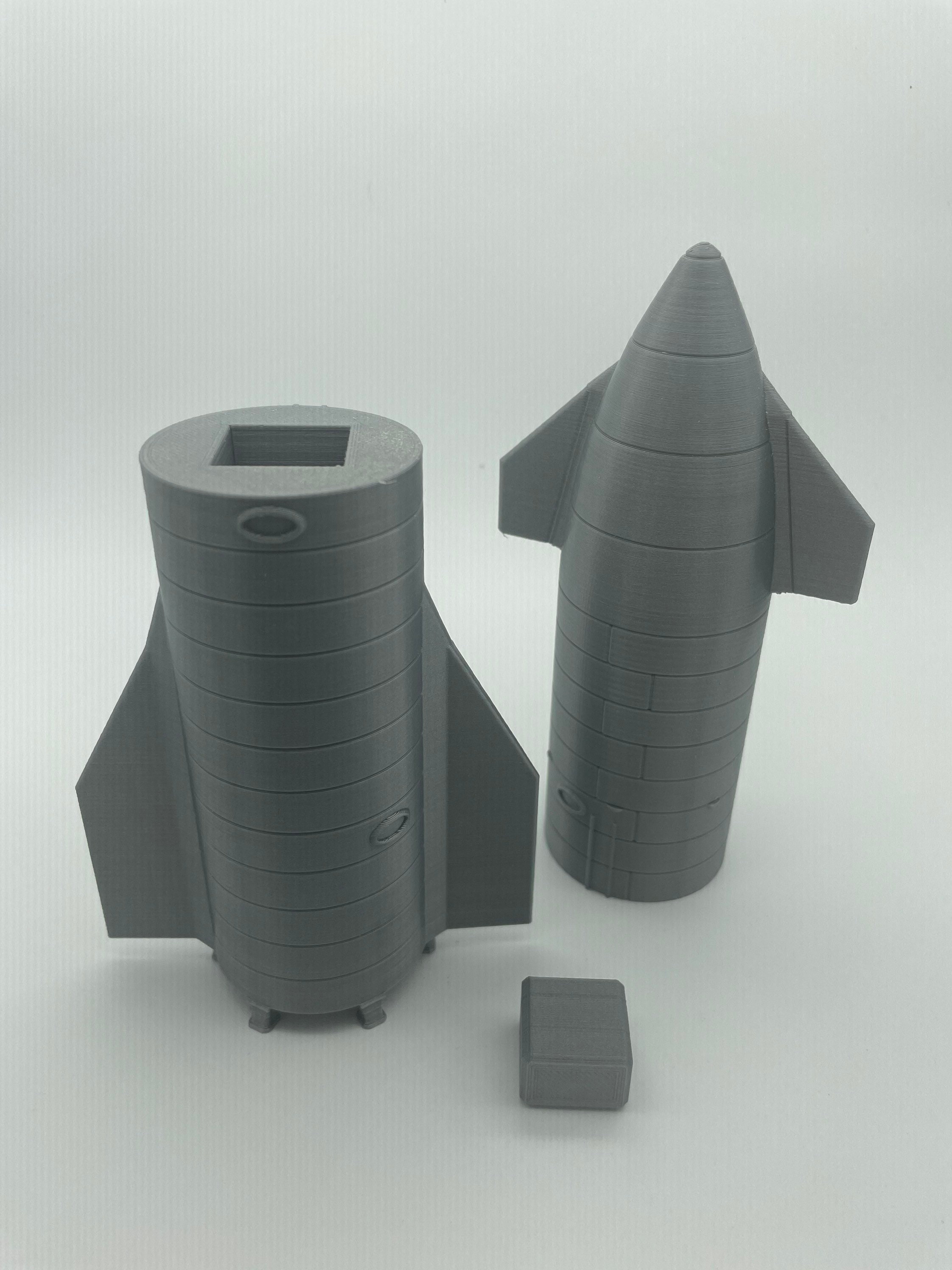 Spacex Starship With Falcon Heavy and Raptor Rocket Engines or Rocket ...