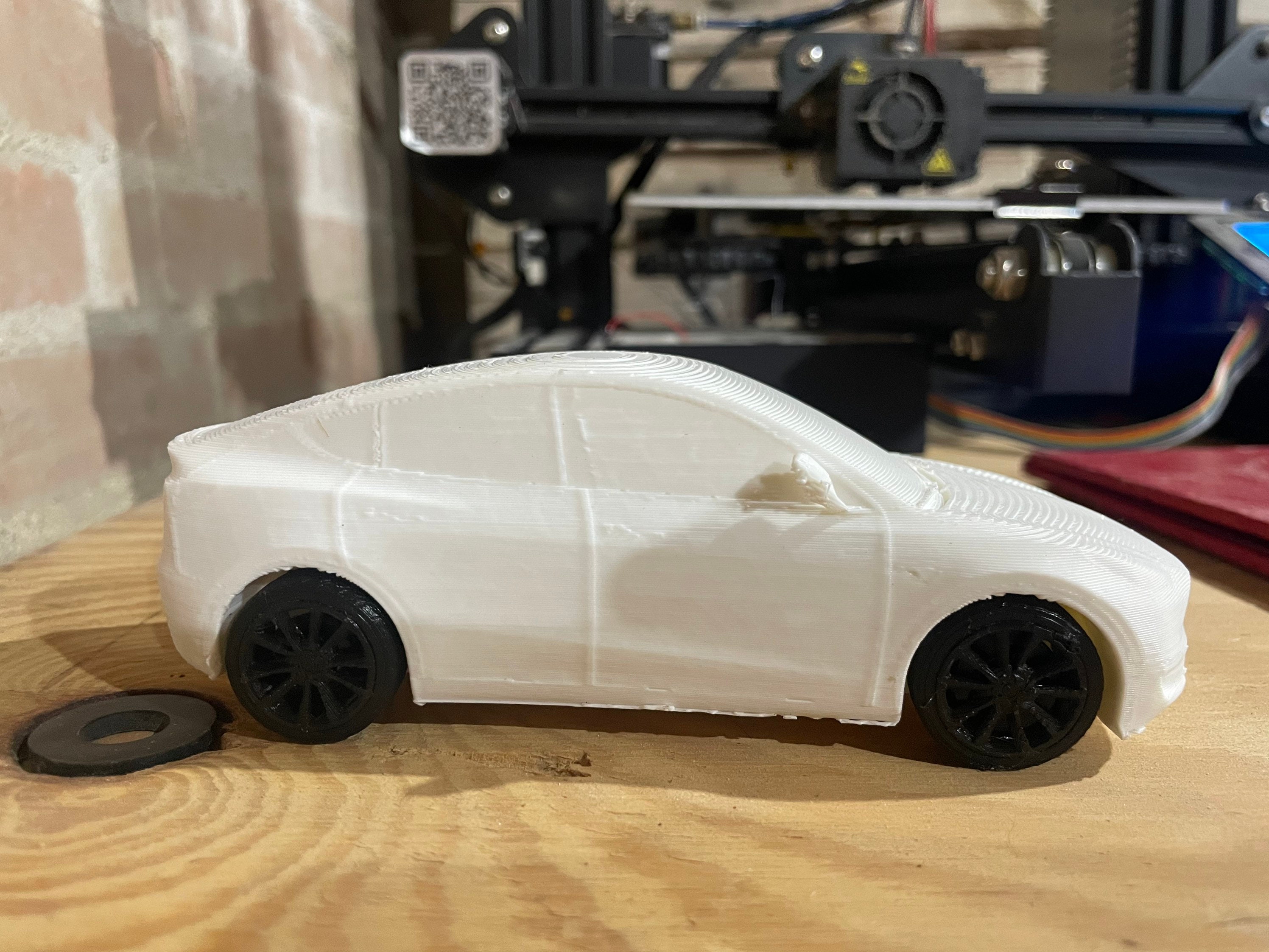 Tesla Model Y 3D Printed Model Custom Toy for Kid Boy / - Etsy