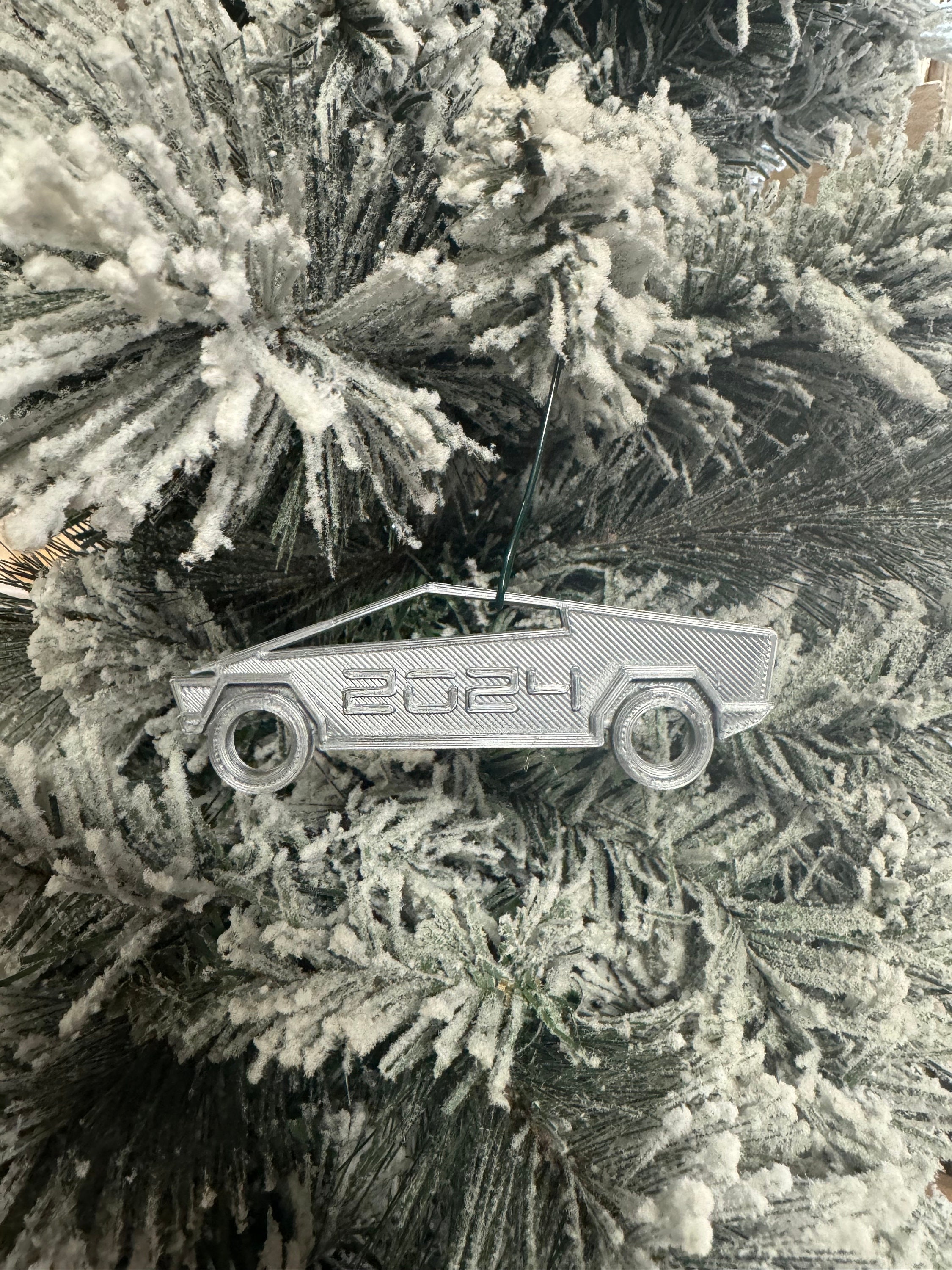 Tesla Cybertruck Ornament / Keychain / Logo 3D Printed Model Custom Toy ...