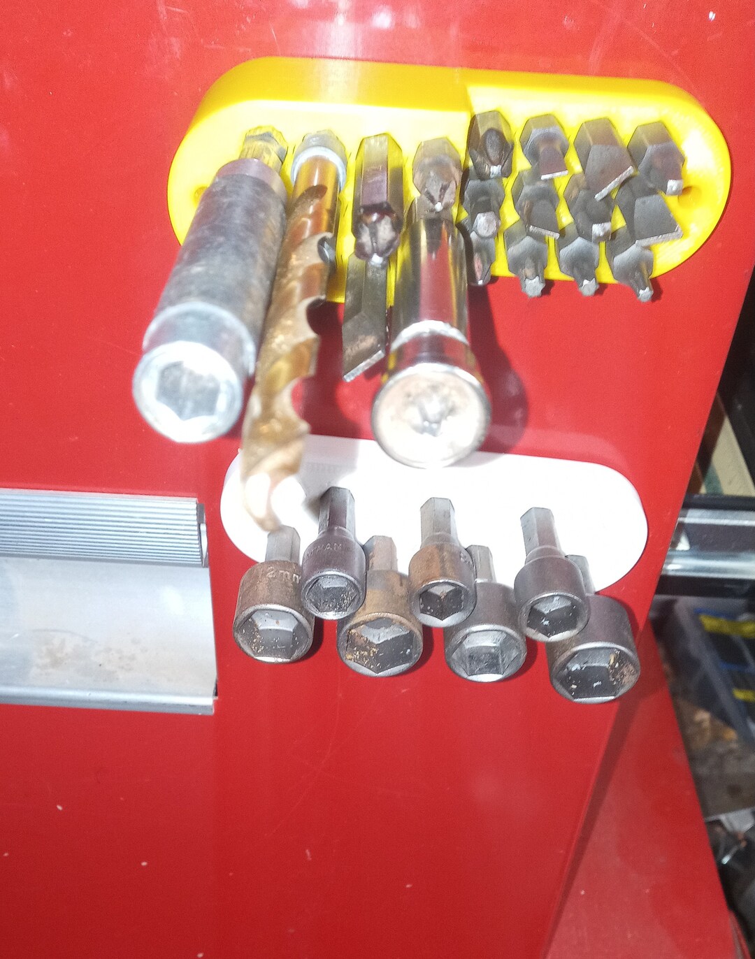 Hex Bit and Hex Tool Holder | Magnet to Tool Box | Built in Storage - Etsy