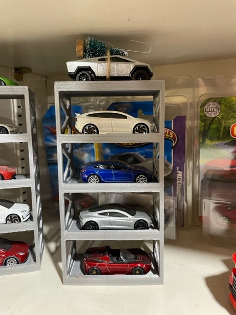 Toy Car Display Shelf 5x Cars Display Hotwheels / Matchbox Cars Gift ...