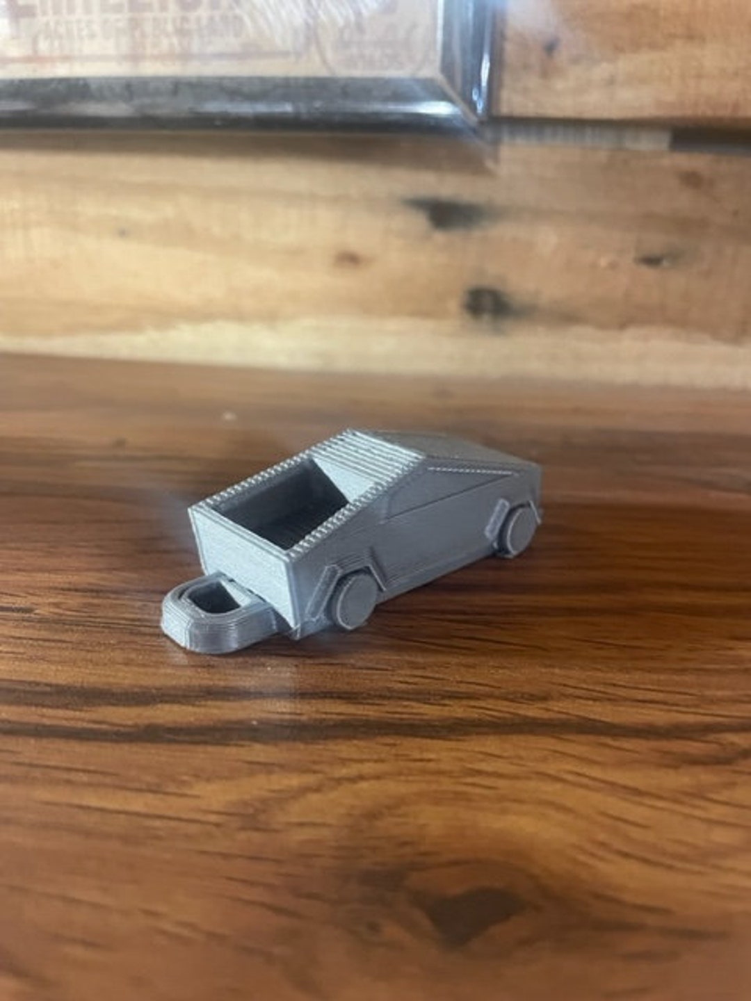 Tesla Cybertruck Keychain 3D Printed Model Custom Toy for Kid Boy ...