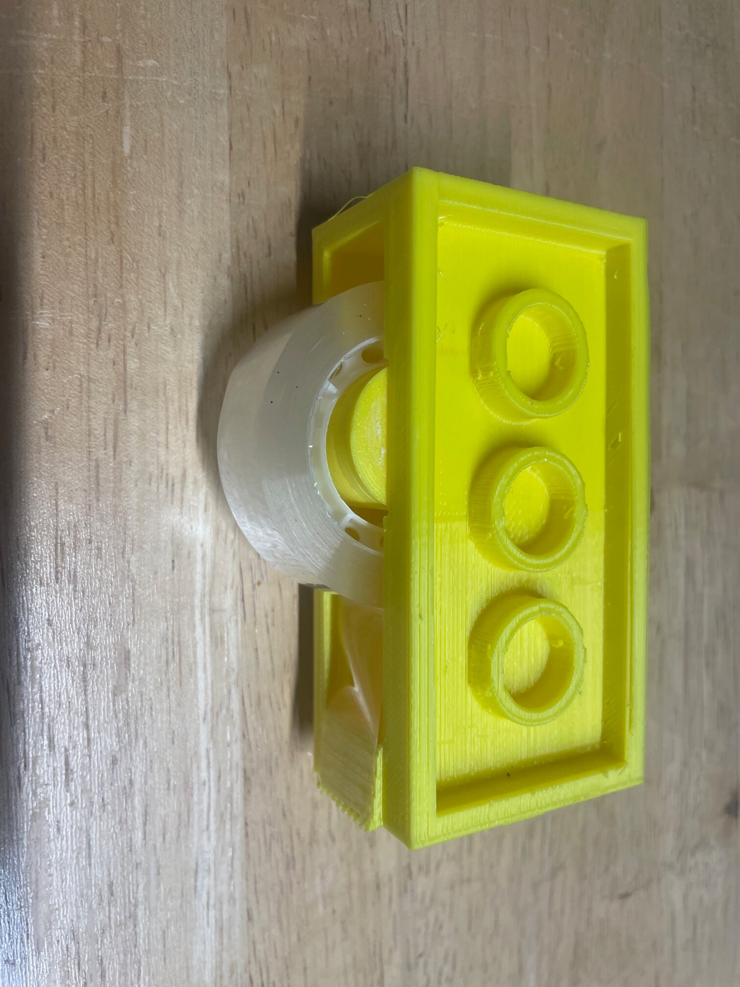 Functional Lego / Megablock Tape Dispenser Holds Cash, Sticky Notes ...