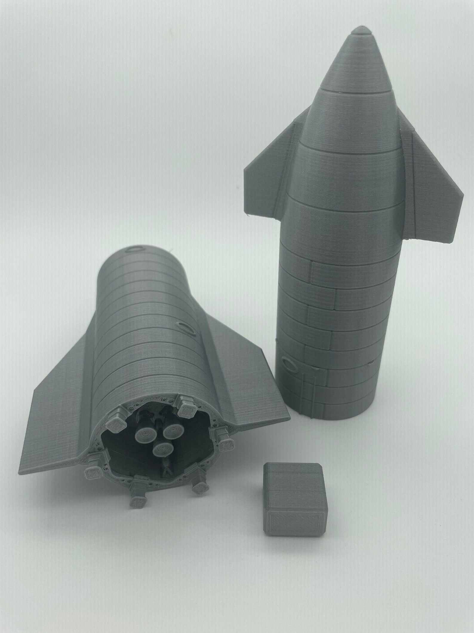 Spacex Starship With Falcon Heavy and Raptor Rocket Engines or Rocket ...