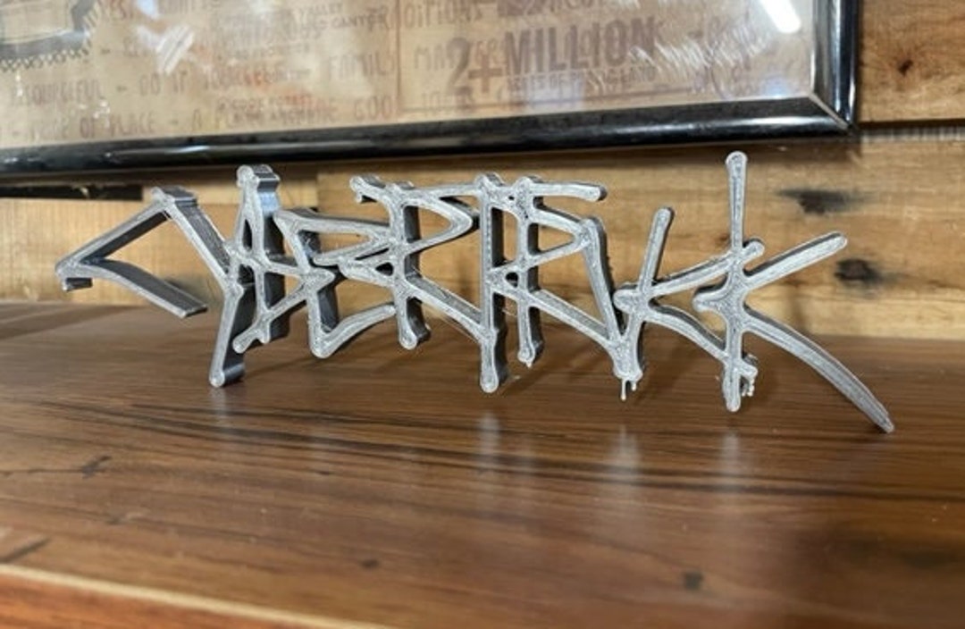 Tesla Cybertruck Desk Ornament / Logo | 3D Printed Model Custom | Toy ...