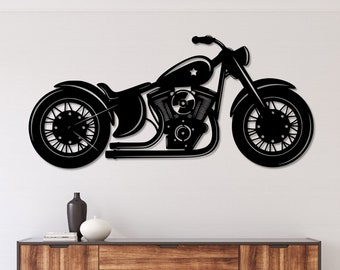 Motorcycle Wall Art - Etsy
