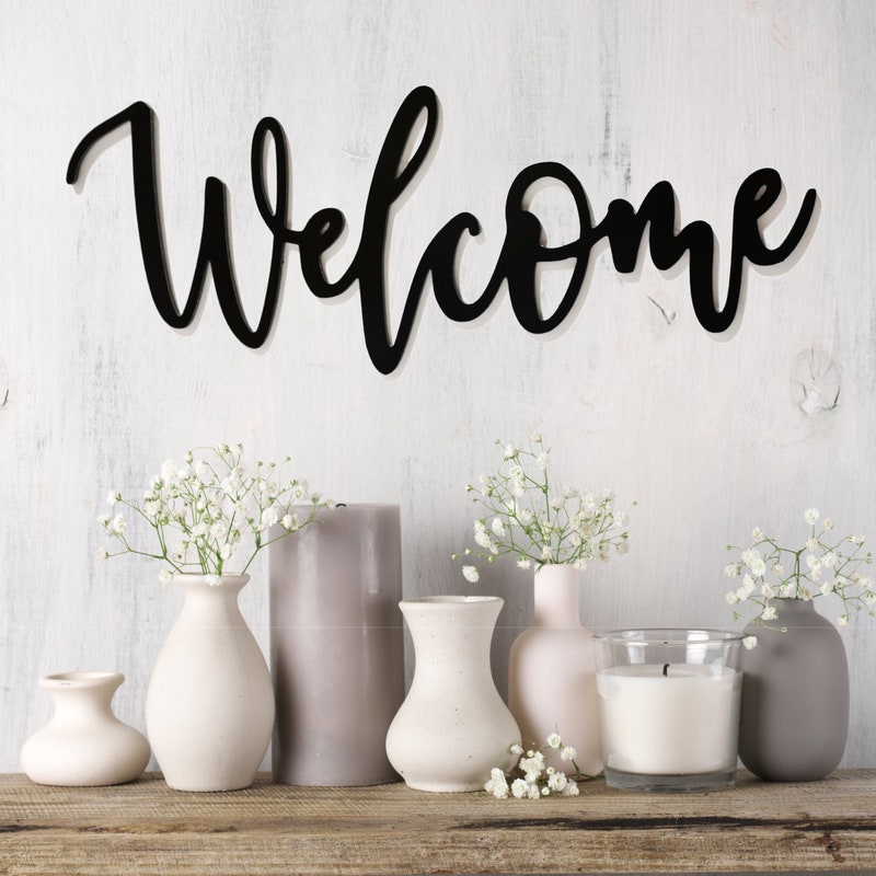 Metal Word Signs - Etsy