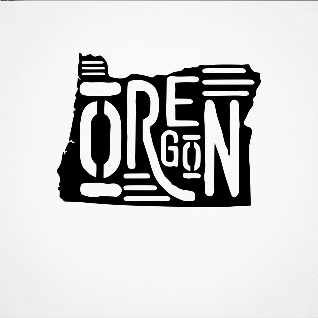 Oregon State Metal Wall Art Housewarming Gift Oregon State Home Decor ...