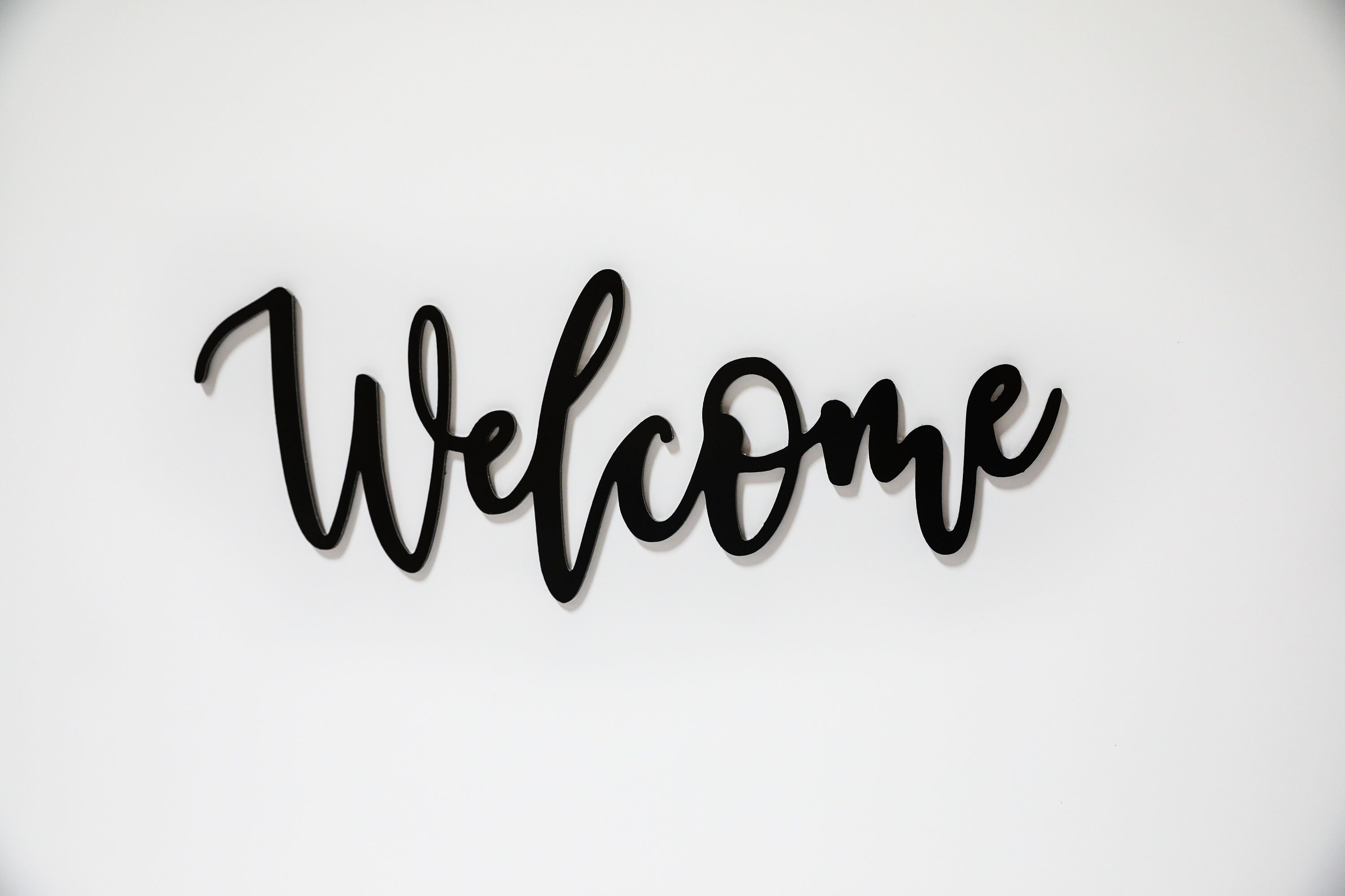Welcome Sign - Outdoor Metal Wall Art / Housewarming Gift / Metal Wall ...
