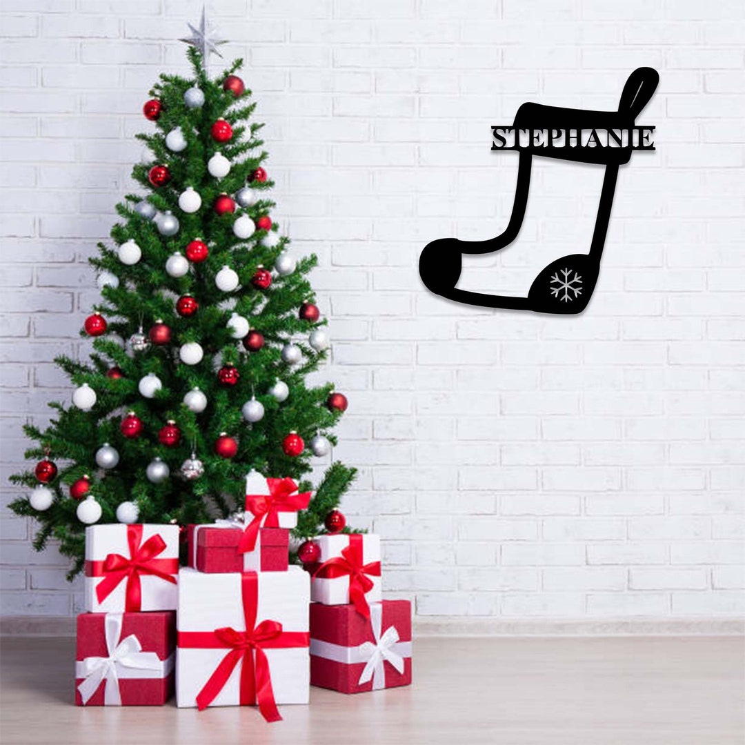 Stocking Metal Wall Art || Stocking Metal Art || Christmas Stocking ...