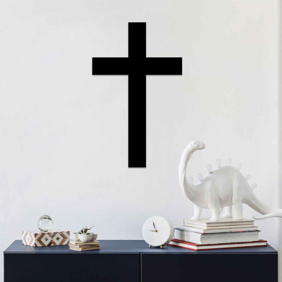 Cross Metal Wall Art, Religious Jesus Wall Decor, Christian Wall Art ...