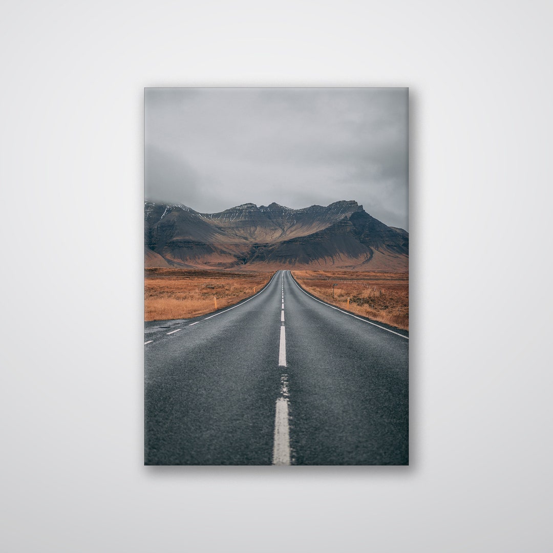 Endless Highway Art || Endless Highway Print || Highway Wall Art ...