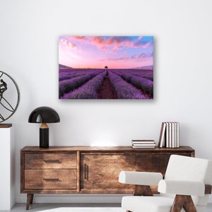 Lavender Fields - Print || Lavender Fields Photo Print Wall Art ...