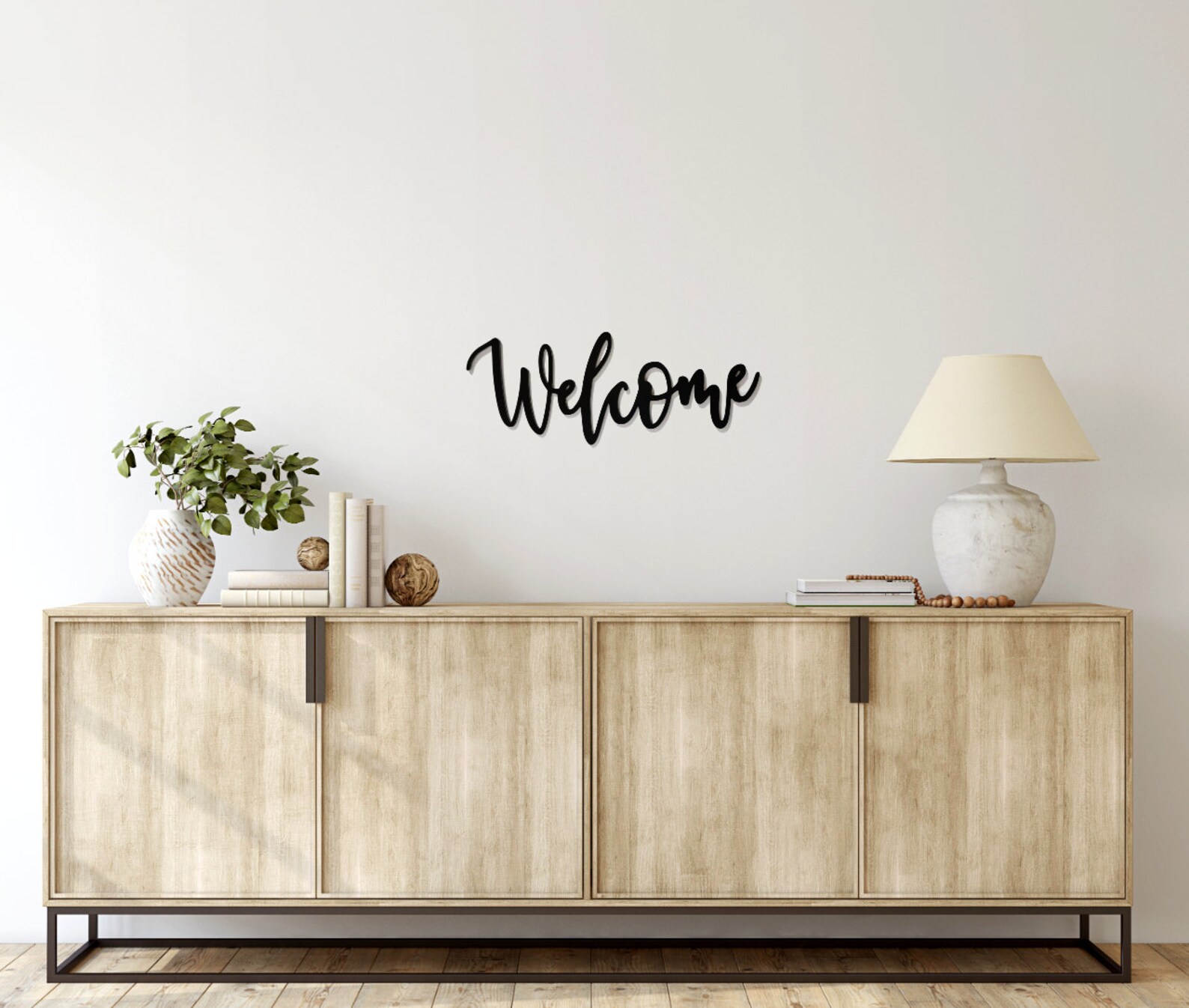 Welcome Sign - Outdoor Metal Wall Art / Housewarming Gift / Metal Wall ...