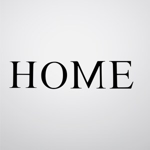 HOME Letters With Wreath || Large Metal Letters for Wall Décor Painted ...