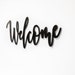 Welcome Sign Outdoor Metal Wall Art / Housewarming Gift / - Etsy