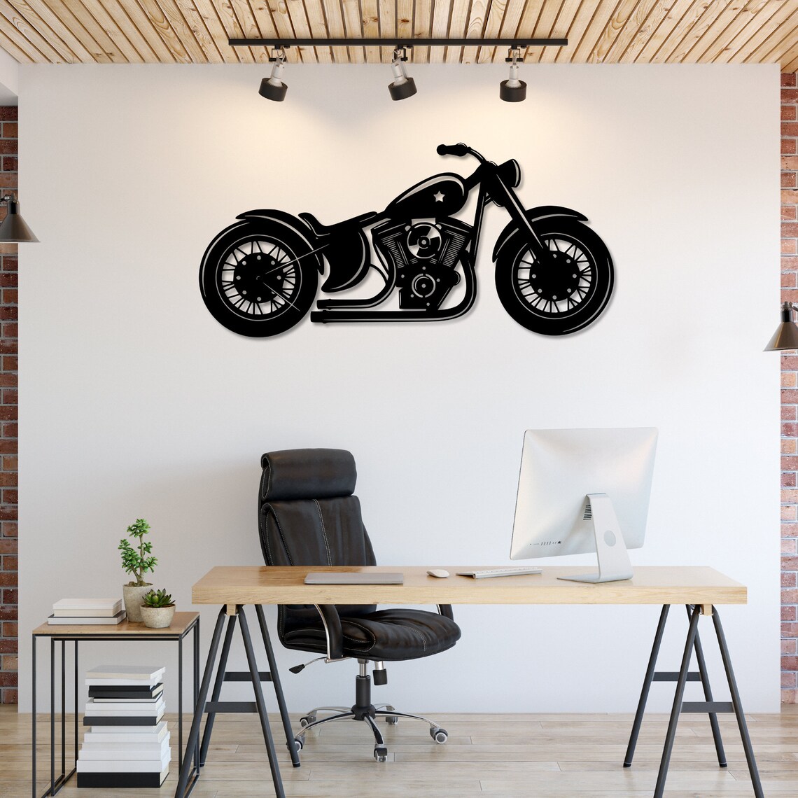 Motorcycle Metal Wall Art / Housewarming Gift / Home Decor / - Etsy