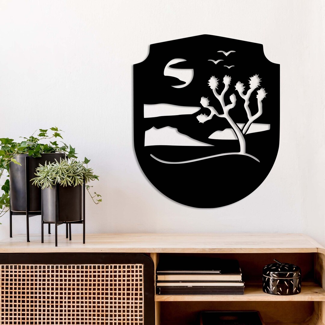 Joshua Tree Metal Wall Art || Joshua Tree Wall Art || Joshua Tree ...