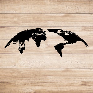 Metal World Map, Metal Wall Sign, Metal World Map Wall Art, Office Wall ...