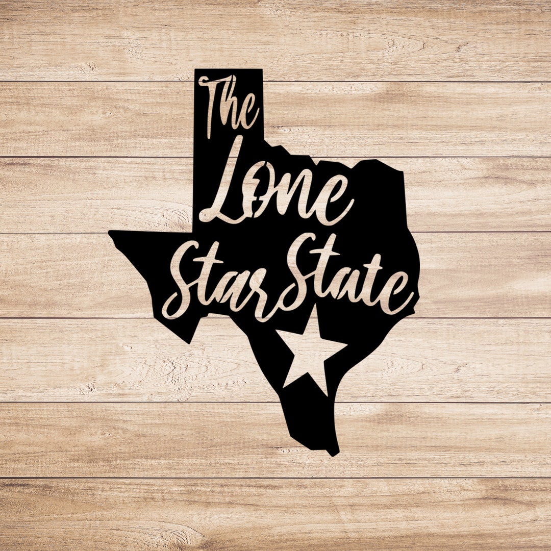 Lone Star State Texas Metal Wall Art || Metal Wall Decoration || Lone ...