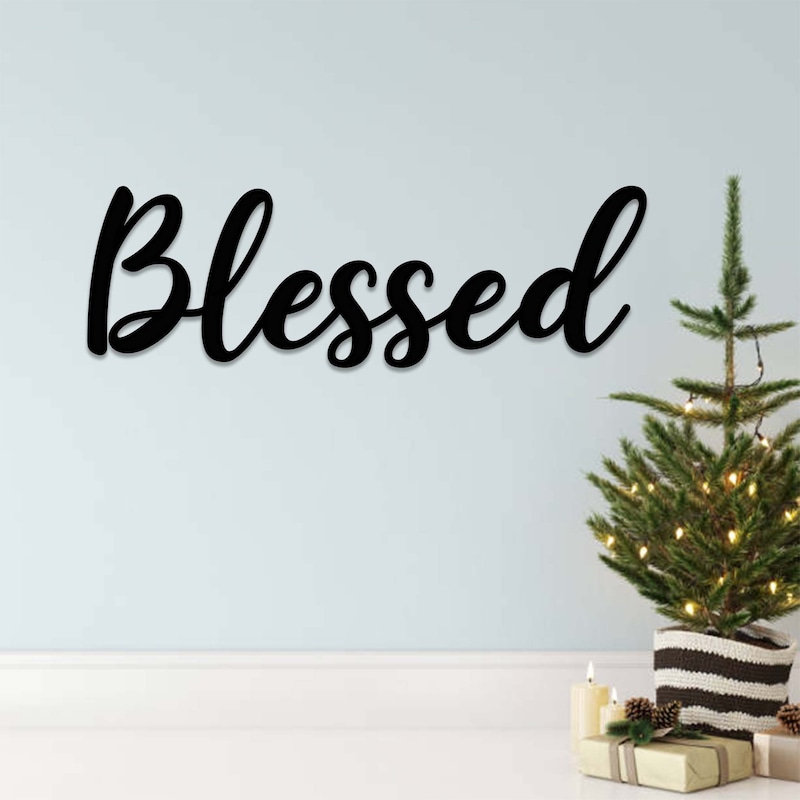 Blessed Sign - Etsy