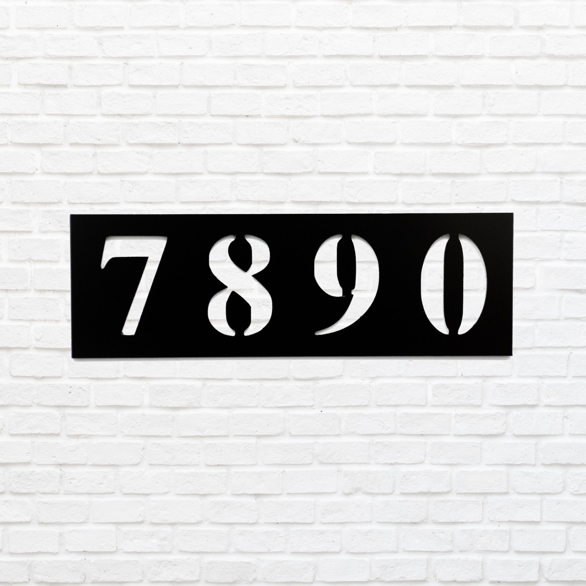 Metal Address Plaque Metal Address Sign Address Sign Custom | Etsy