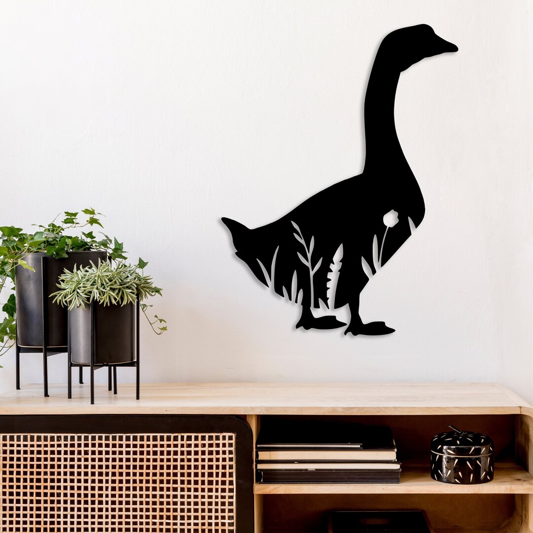 Goose Metal Wall Art / Housewarming Gift / Home Decor / Metal Wall ...