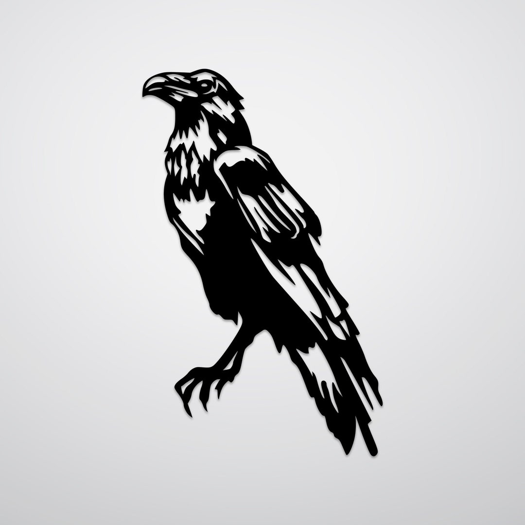 Raven - Metal Wall Art || Raven - Metal Art || Raven - Wall Art ...