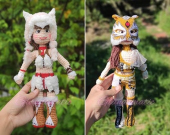 Custom Wrestling Crochet Doll - Etsy