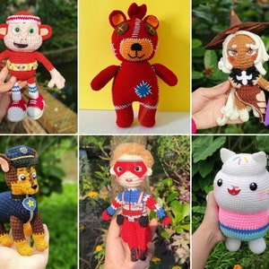 Custom Your Favorite Character Crochet Doll - Custom Plush Commission ...