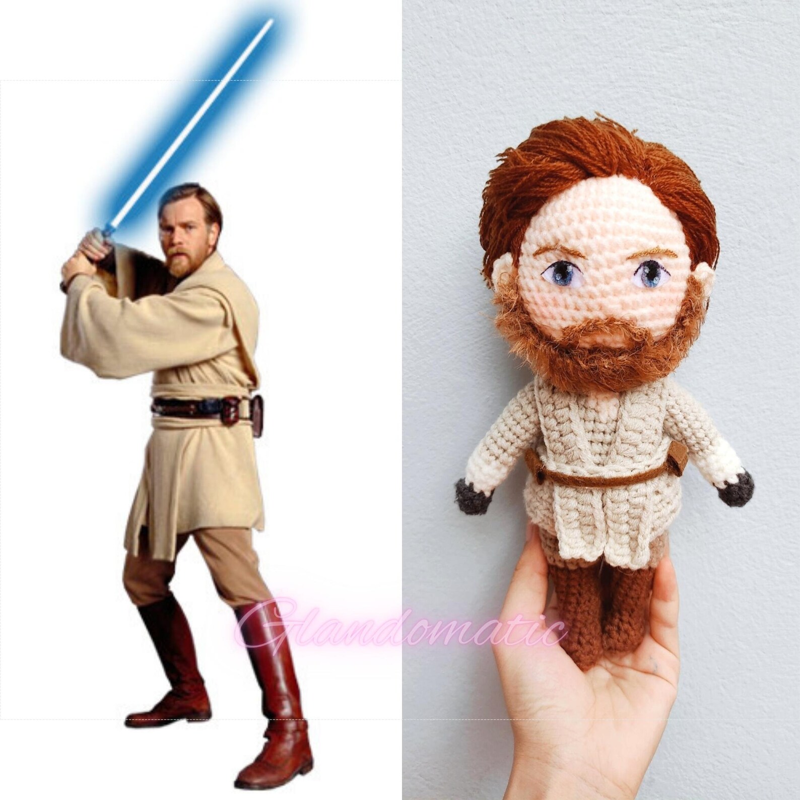 Custom Clone Wars Crochet Doll - Anakin, Obi Wan, Ahsoka, Captain Rex ...