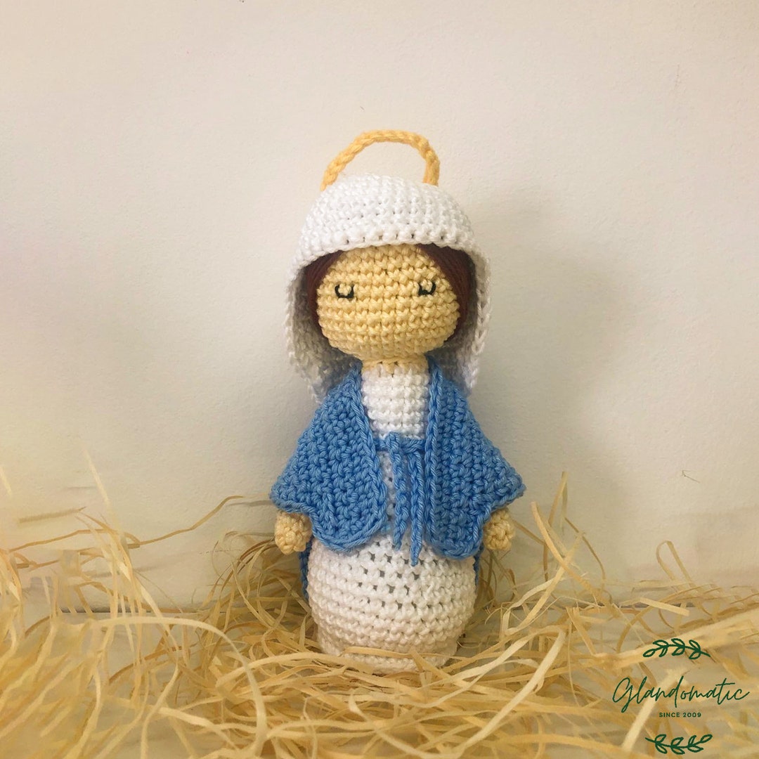Virgin Mary Crochet - Amigurumi Doll Mother Mary, Blessed Mary, Virgin ...