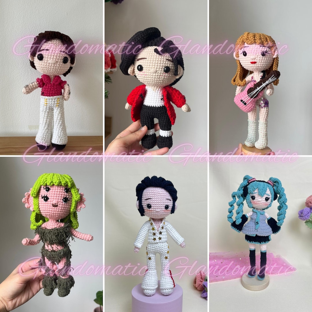 Custom Singer Plush Doll - Crochet Your Idol Into Plush - Celebrity ...