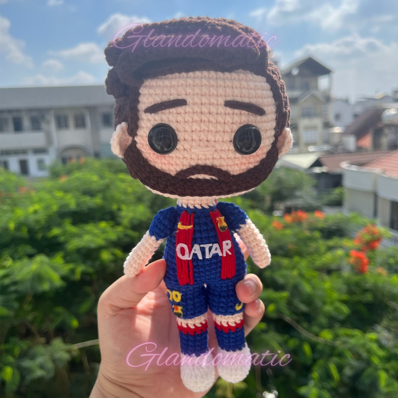 Crochet Lionel Messi Doll - Funko Messi Plush Toy - World Champion ...