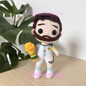 Crochet Lionel Messi Doll - Funko Messi Plush Toy - World Champion ...