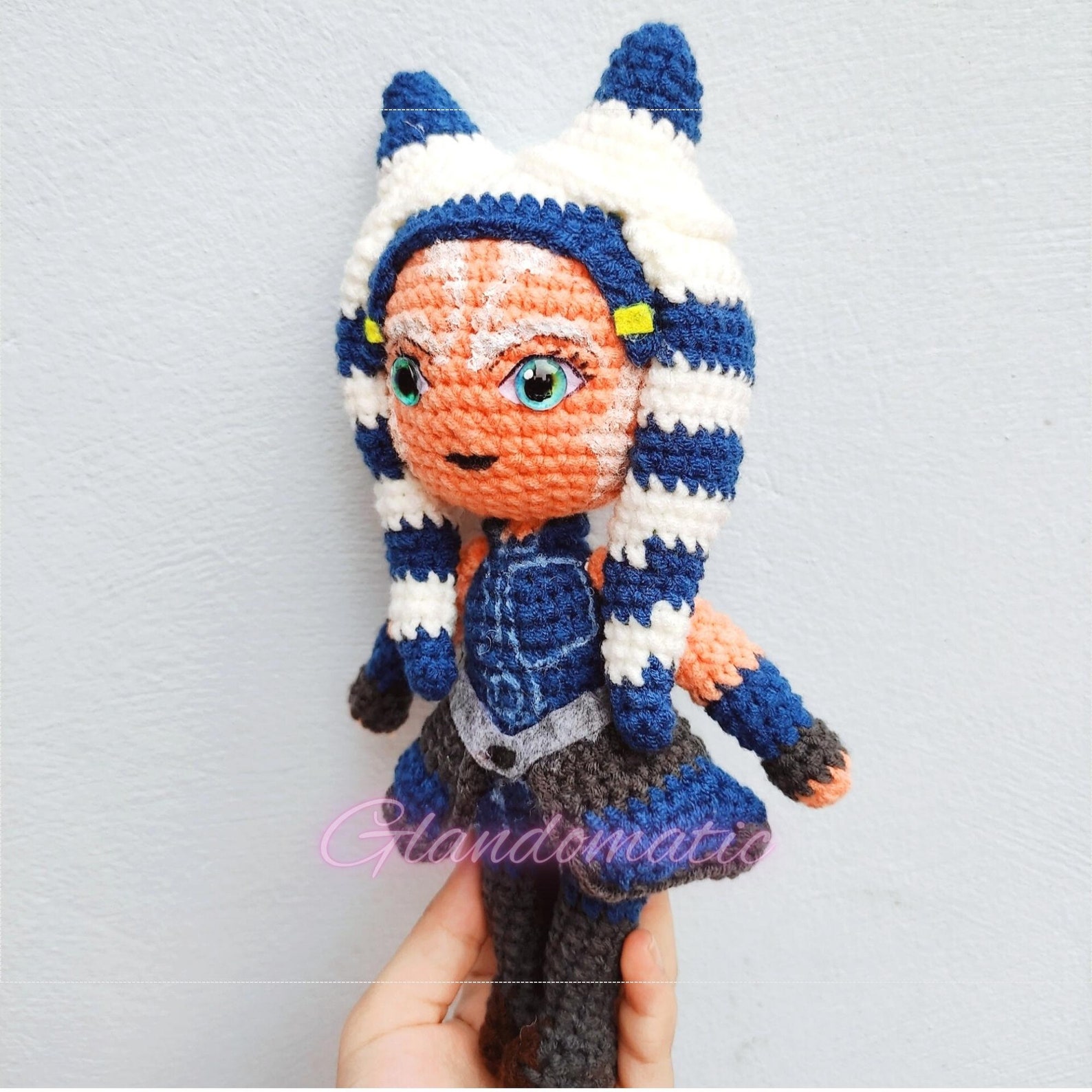 Crochet Ahsoka Tano Plush Custom Clone Wars Crochet Doll - Etsy